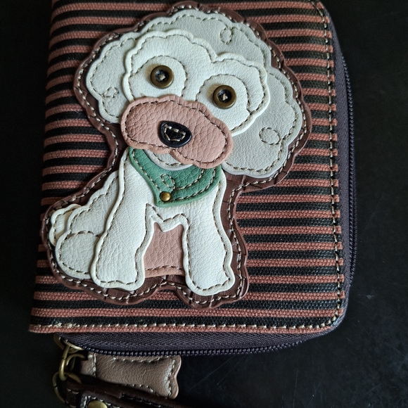 Chala | Bags | Chala Wallet Cute Poodle Nwot | Poshmark
